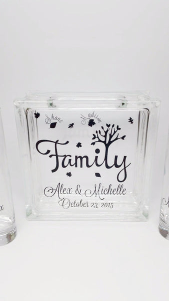 Family Tree Sand Set - Blended Family Unity Sand Set - Wedding Sand Ce ...
